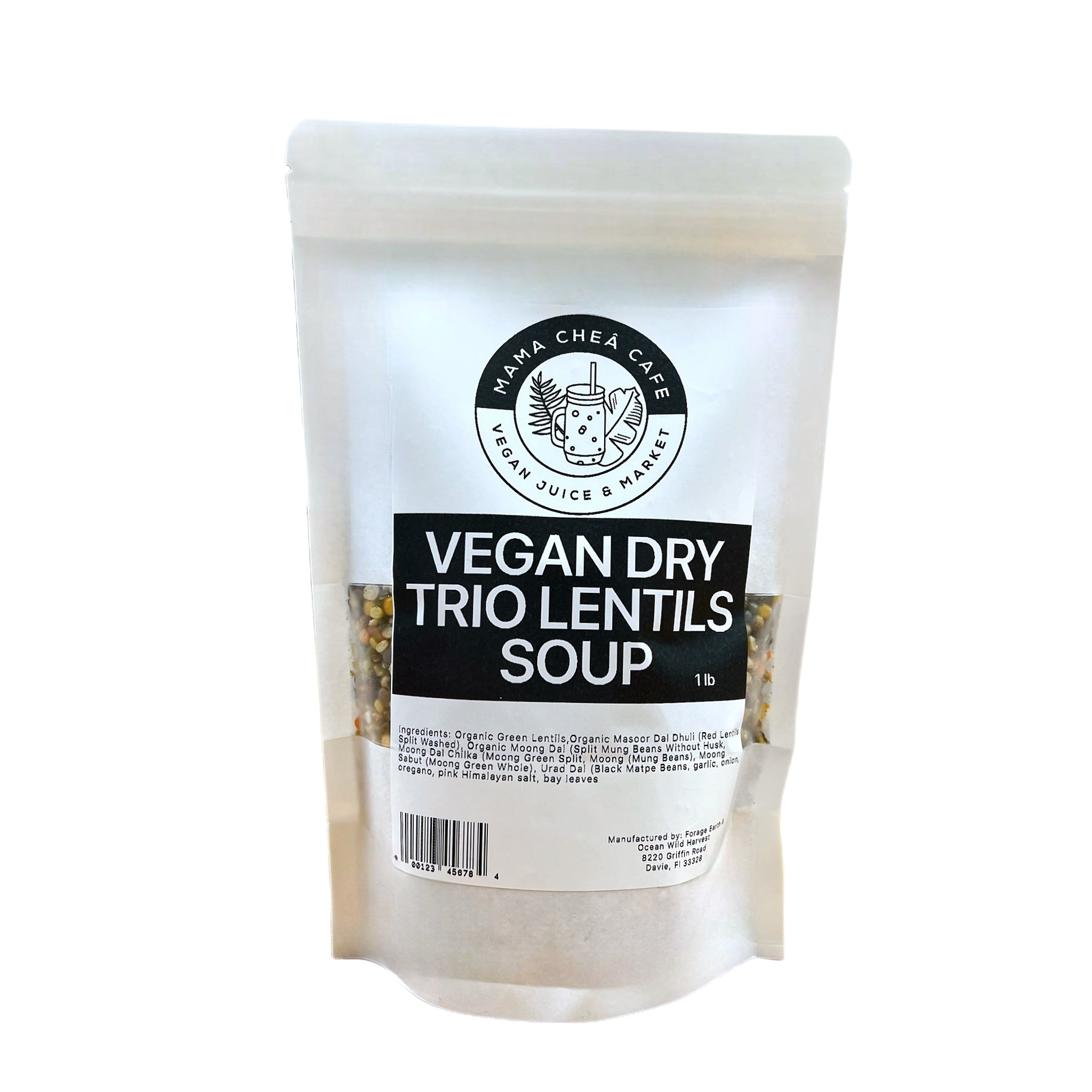 Vegan Dry Trio Lentil Soup 1 lb Ready to Cooked fully seasoned – Forage ...